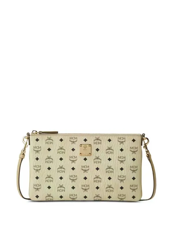 Mcm Aren Crossbody Pouch - Neutrals