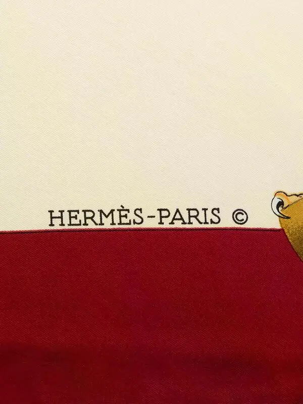 Hermès 1980-2010 Chasse A Vol Silk Scarf 90 Scarves
