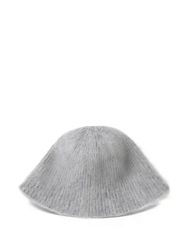 DRYKORN Kapsika Brushed Ribbed-knit Beanie Hat - Grey