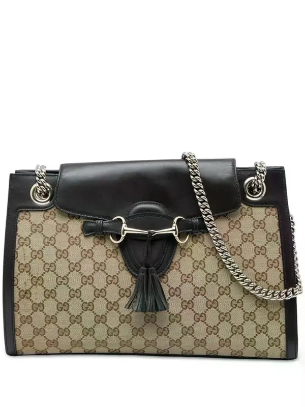 Gucci 2016-2026 Large Gg Canvas Emily Shoulder Bag