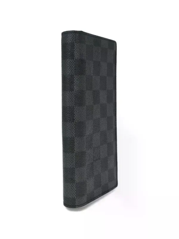 LOUIS VUITTON Damier Graphite Portefeuille Brazza Wallet