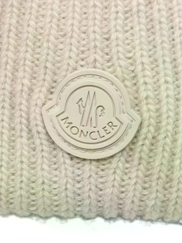 Moncler 2020s Logo-patch Beanie Hat
