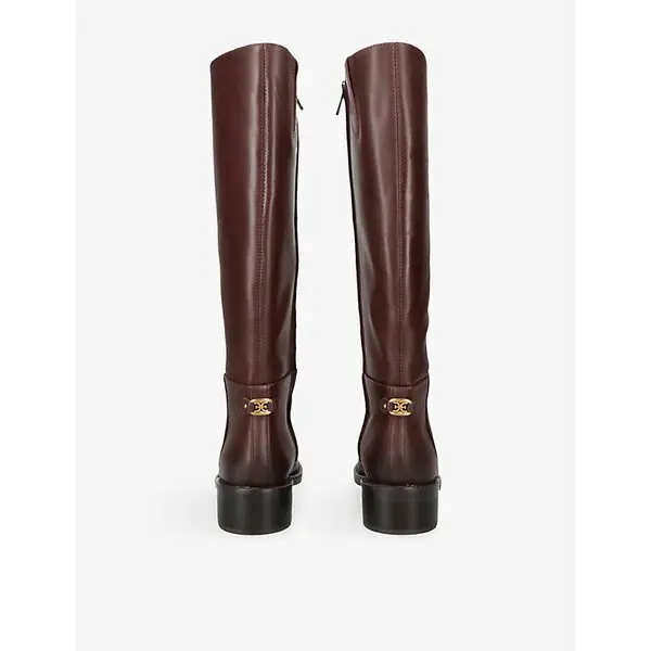 Sam Edelman Milla Flat Leather Knee-high Boots