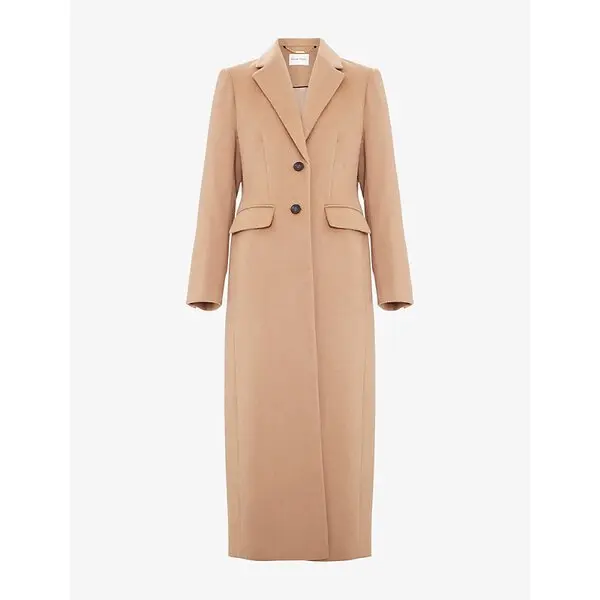 PHASE EIGHT Lydia Long Wool-blend Coat - Camel