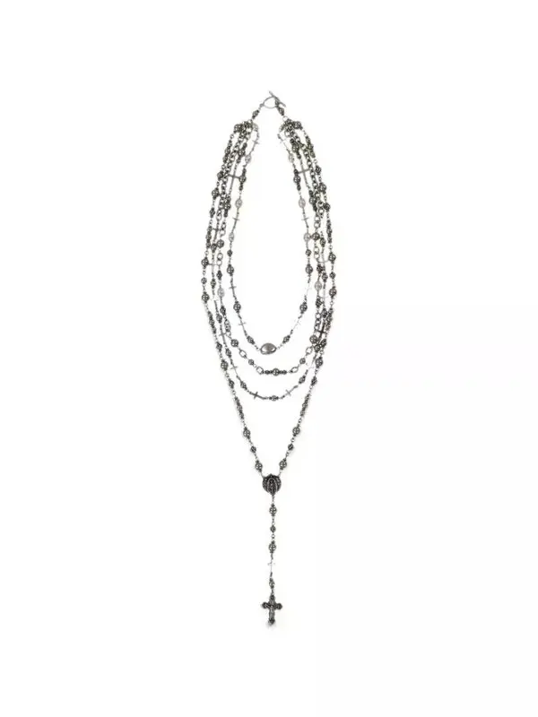 EPHMRL Layered Cross-pendant Necklace