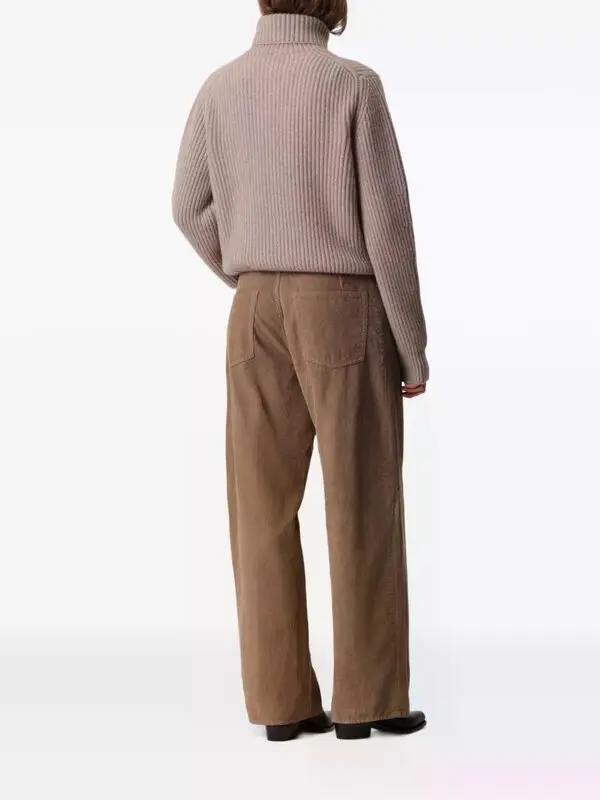 FORTELA Jaron Corduroy-textured Wide-leg Trousers