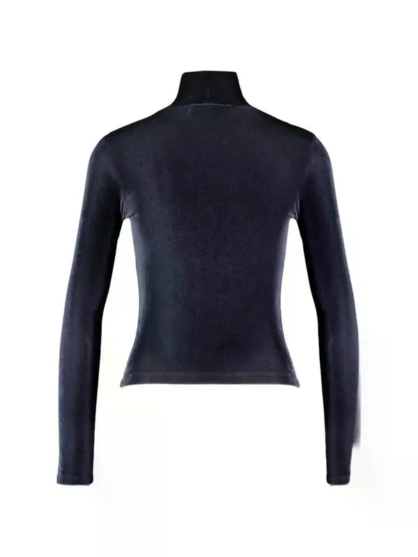 MARINE SERRE Moon Fleece Top - Blue