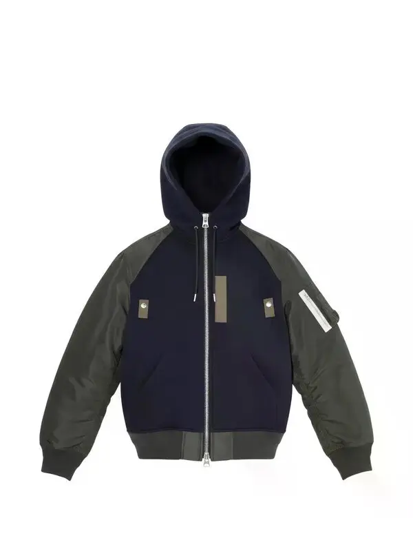 Sacai Sponge Sweat Hoodie - Blue