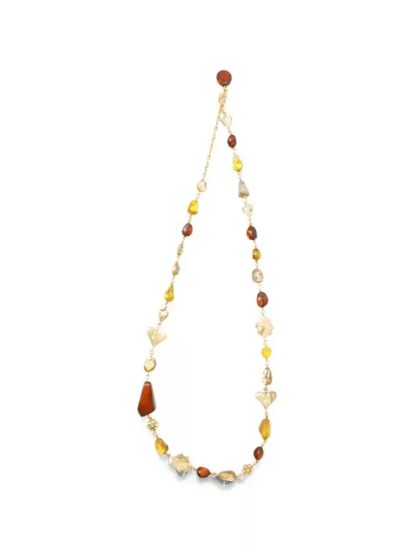 DOMINIQUE DENAIVE VINTAGE Sofiane Resin Necklace