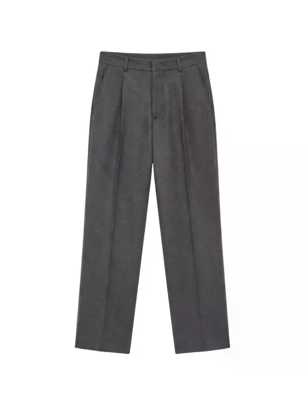 CELLAR DOOR Pleated-detail Straight-leg Trousers