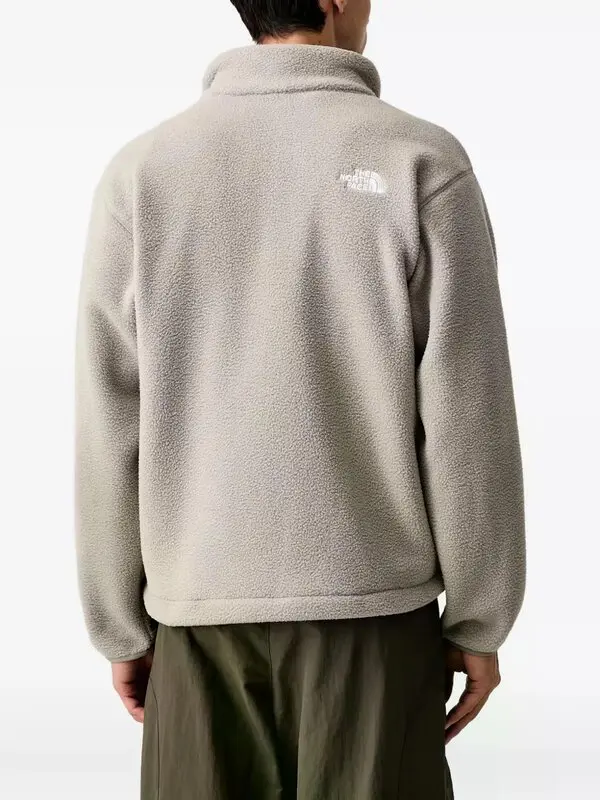The North Face Logo-embroidered Zip-up Sweater