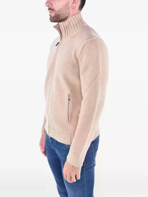KANGRA Zip-up Merino-wool Cardigan
