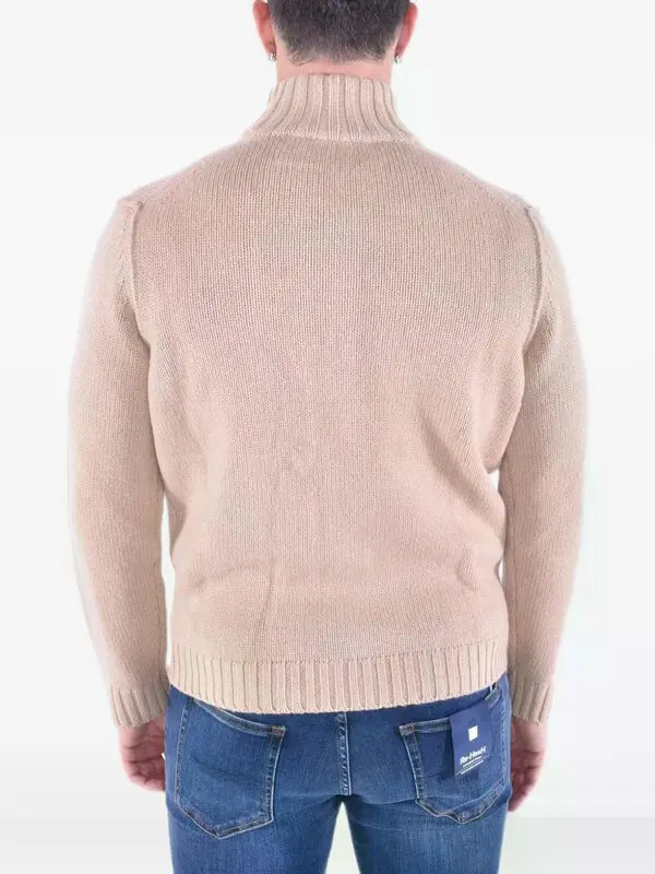 KANGRA Zip-up Merino-wool Cardigan