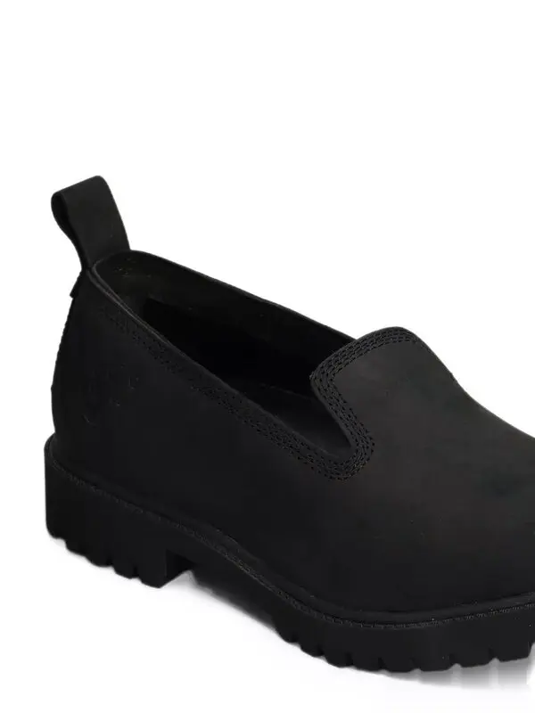Timberland X Telfar Logo-debossed Lug-sole Loafers