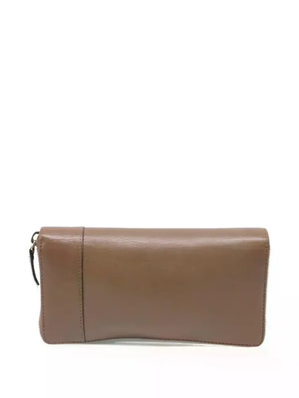 Gucci Interlocking G Zip-around Wallet - Brown