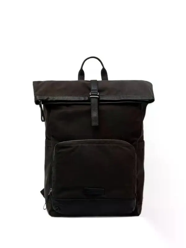 Marc O'polo Mory Roll-top Buckle-fastening Backpack - Black