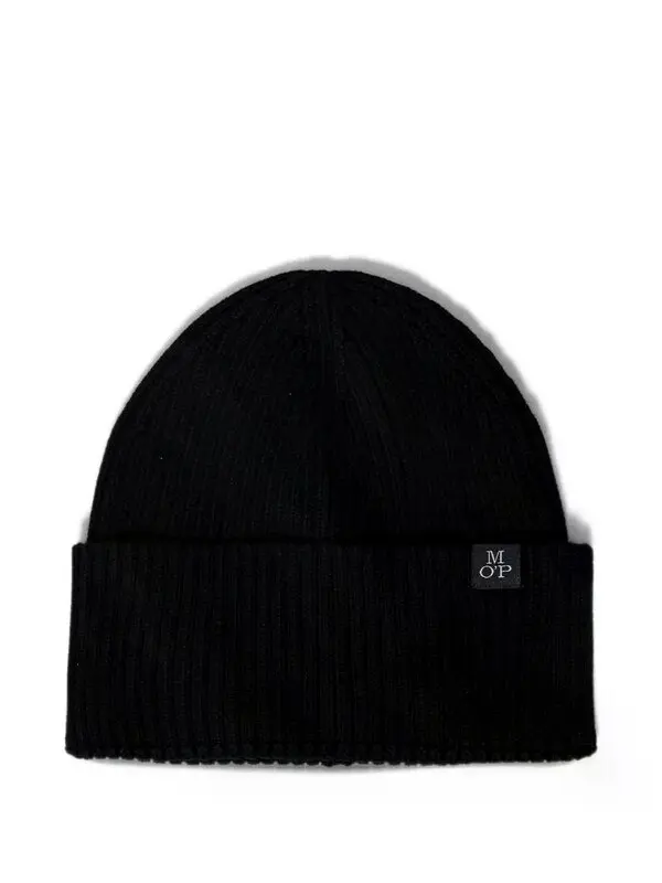 Marc O'polo Cotton Beanie Hat And Scarf Set