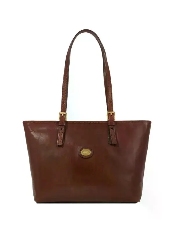 THE BRIDGE Logo-plaque Leather Shoulder Bag