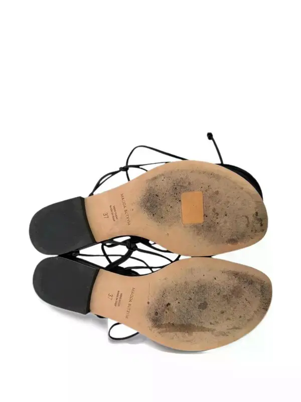 Magda Butrym Floral Appliqué Sandals