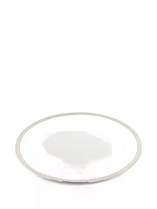 Christofle Malmaison Platinum-rim Dessert Plate