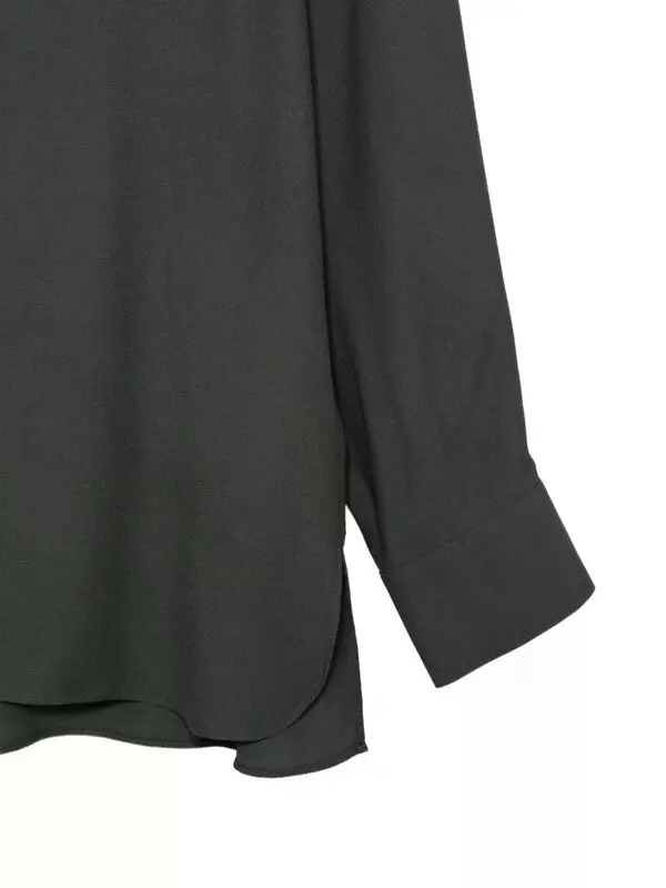 Tibi Curved-hem Shirt