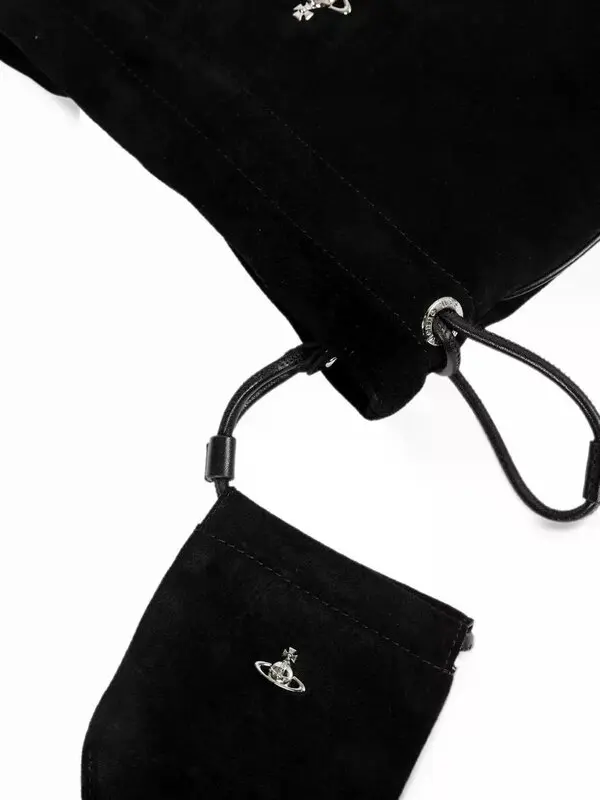 VIVIENNE WESTWOOD Orb Drawstring Clutch Bag