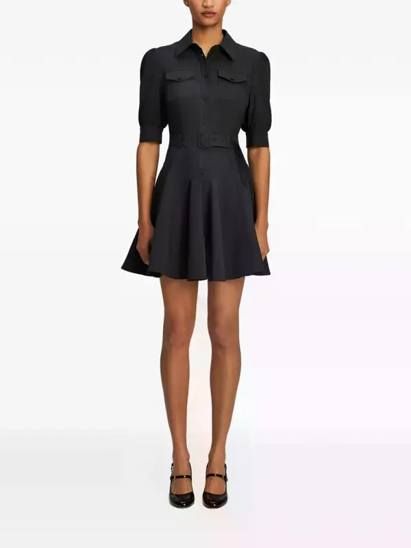 Cinq À Sept Anisa Belted Shirt Mini Dress