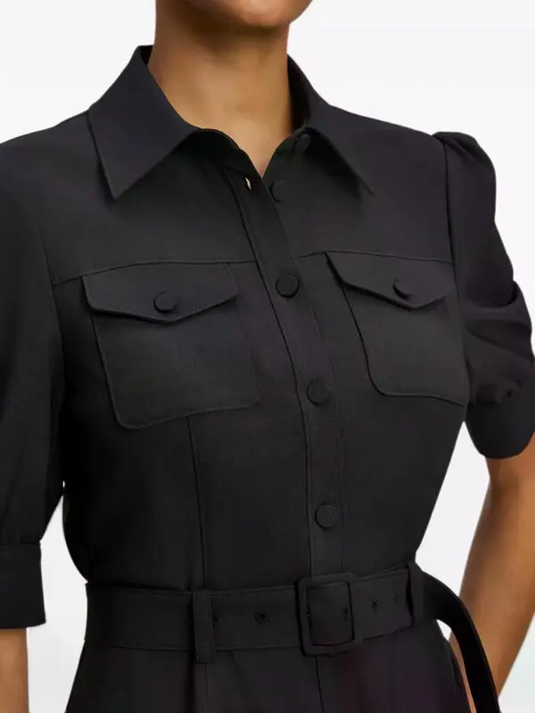 Cinq À Sept Anisa Belted Shirt Mini Dress
