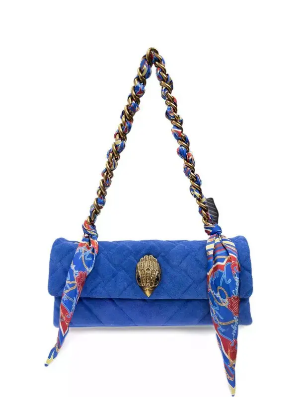 Kurt Geiger Kensington Kurt Scarf Shoulder Bag - Blue