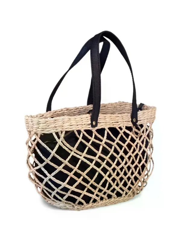 SENSI STUDIO Mini Open-weave Tote Bag