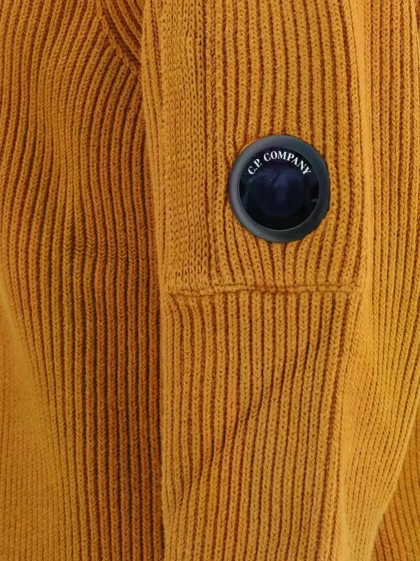 C.P. COMPANY Full-rib Cotton Lens Crewneck Sweater