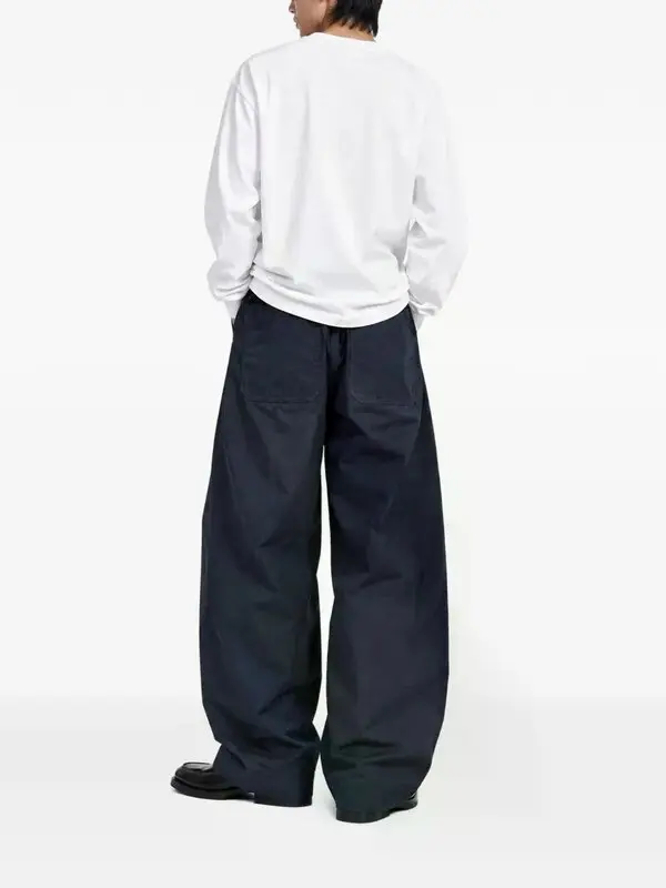 KAPPY One Tuck Wide-leg Trousers