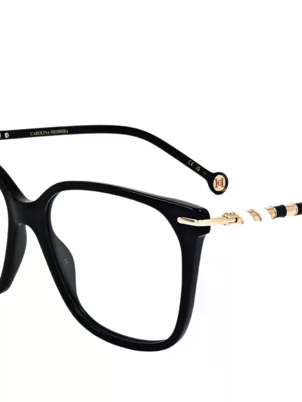 Carolina Herrera Square-frame Glasses - Black
