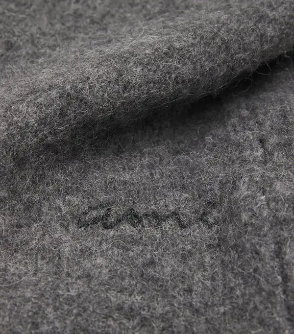 AMI Paris Alpaca-wool-blend V-neck Cardigan