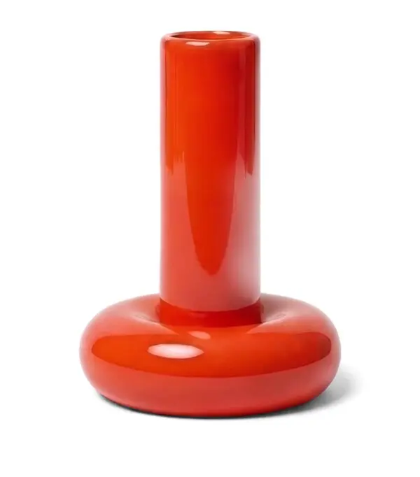 GUSTAF WESTMAN Medium Glazed Ceramic Chunky Candle Holder
