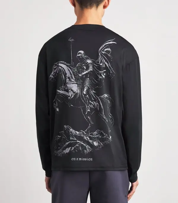 REPRESENT 247 Mesh Noble Long-sleeve T-shirt