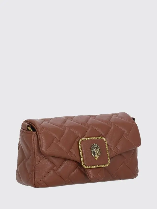 Kurt Geiger Pimlico Quilted Leather Mini Bag With Rhinestone Logo