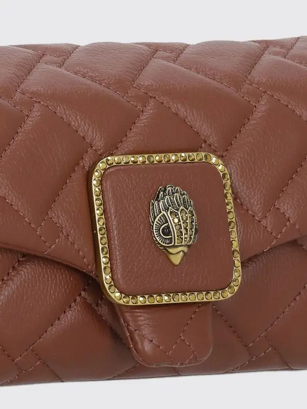 Kurt Geiger Pimlico Quilted Leather Mini Bag With Rhinestone Logo