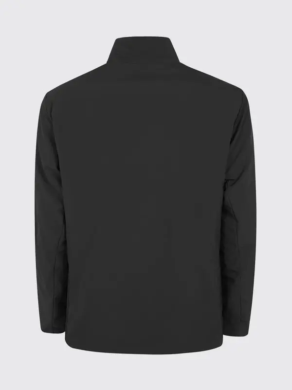 HOUDINI SPORTSWEAR Padded High Collar Blazer In Recycled Polyester With Buttons - Black