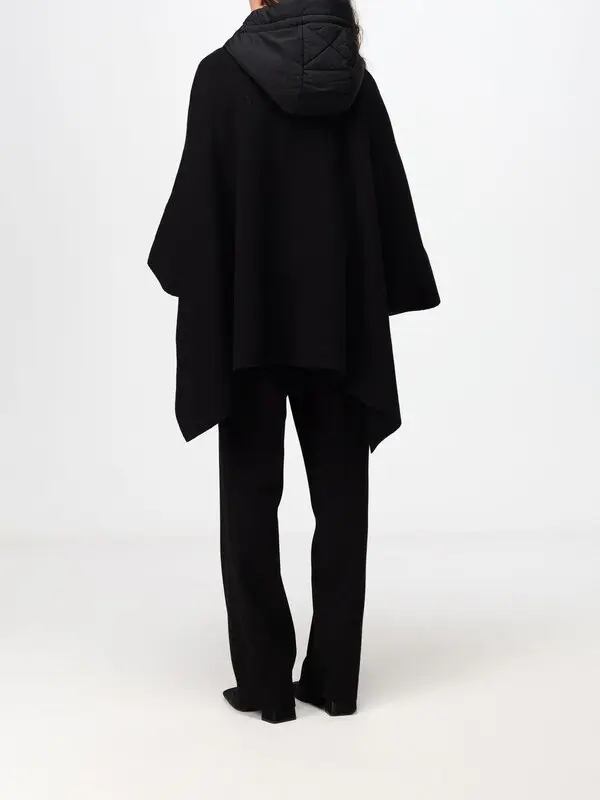 Joseph Ribkoff Asymmetrical Polyester Cape With Padded Hood