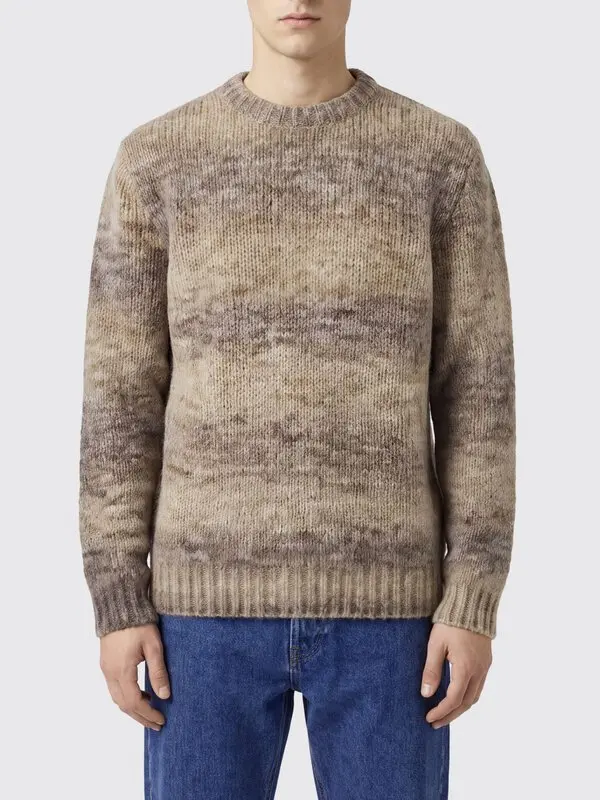 A.p.c. Abstract Pattern Wool Blend Crewneck Jumper