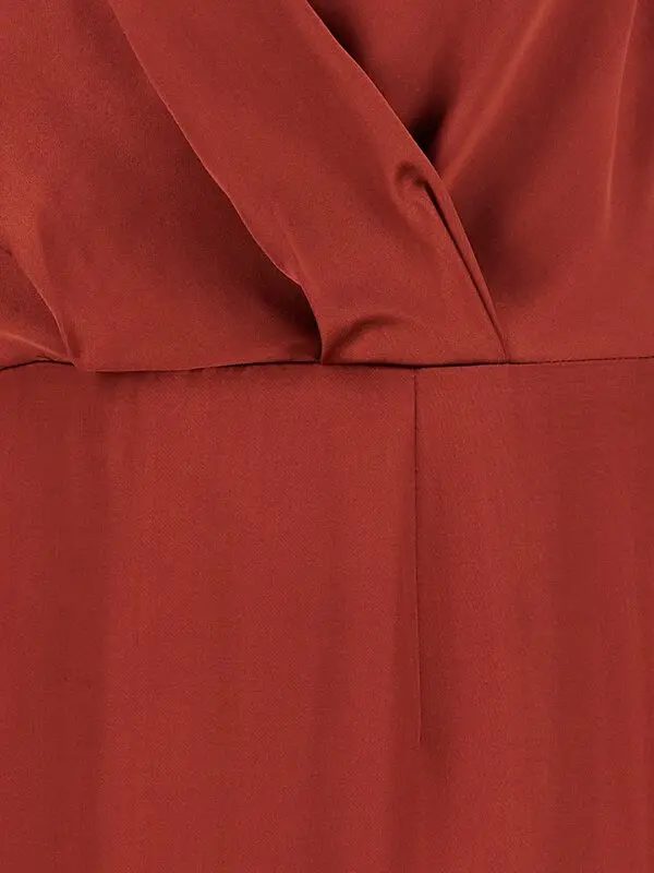 Peserico Off-the-shoulder Slim Fit Midi Sheath Dress