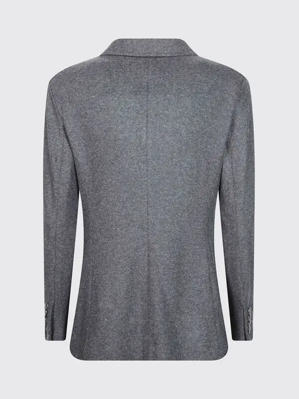 CIRCOLO 1901 Single-breasted Virgin Wool And Alpaca Blazer With Notch Lapels