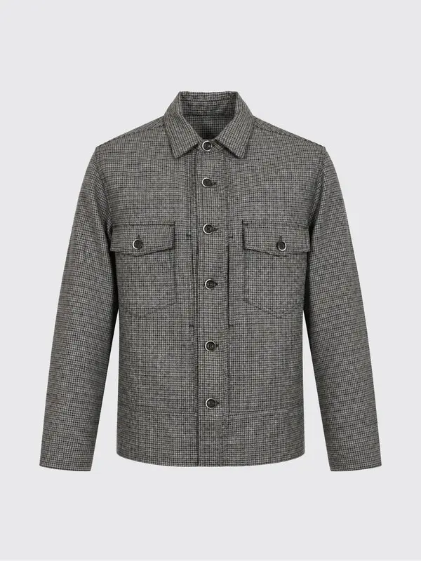 NINE:INTHE:MORNING Pure Wool Shirt Jacket With A Classic Collar