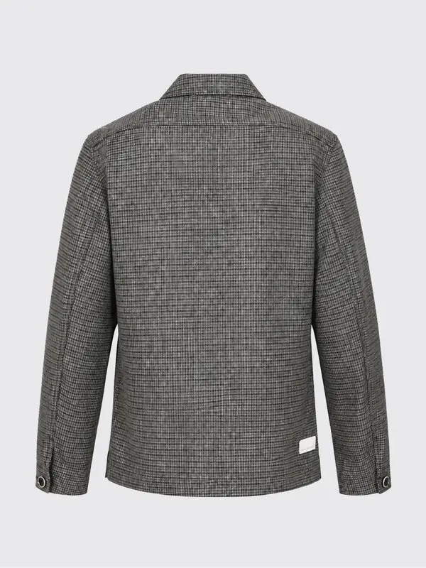 NINE:INTHE:MORNING Pure Wool Shirt Jacket With A Classic Collar