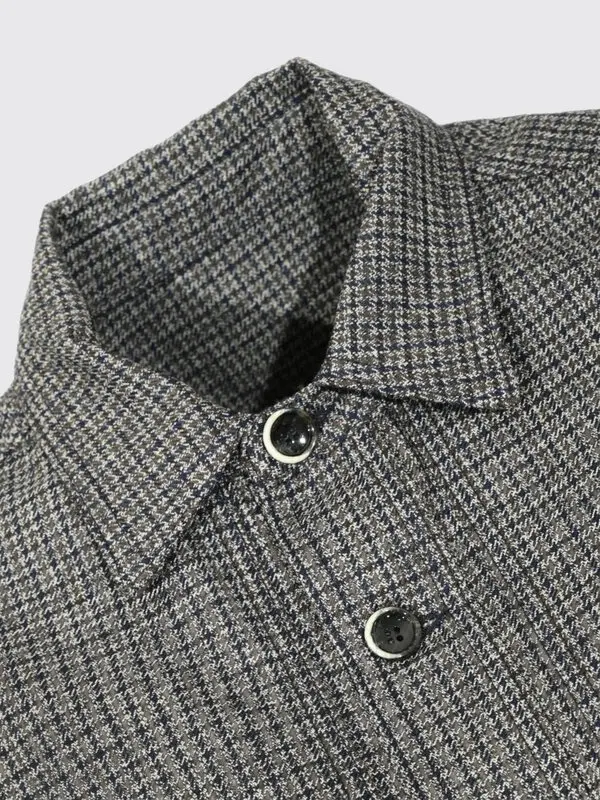 NINE:INTHE:MORNING Pure Wool Shirt Jacket With A Classic Collar