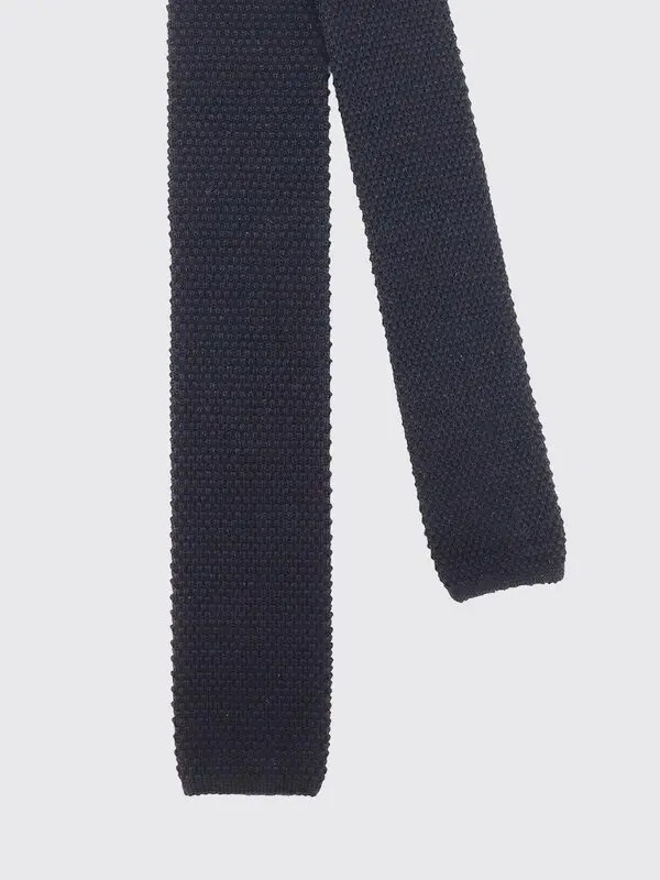 SEBAGO Straight-cut Knit Tie In Pure 100% Wool For A Casual Style