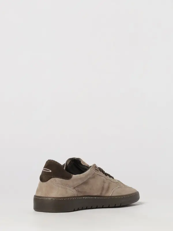 PIUMHA Bi Suede Low-top Sneakers With Embroidered Logo