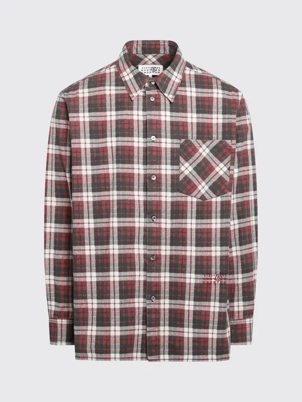 MAISON MARGIELA Check Cotton Shirt With Patch Pocket