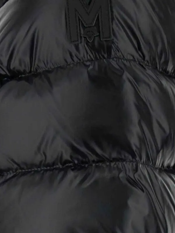Mackage Long Quilted Recycled Nylon Down Coat With Hood And Belt